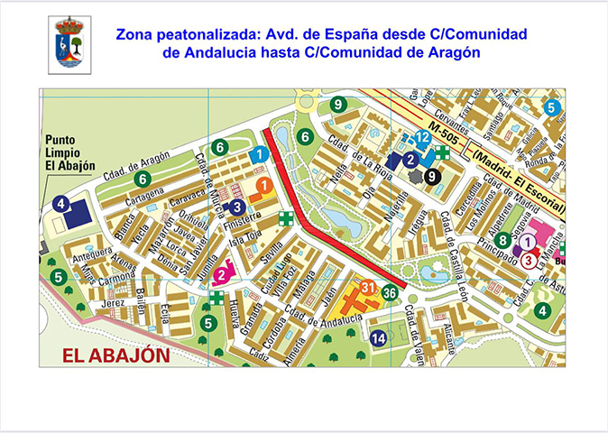 Las Rozas hará peatonales 4 kilómetros de sus calles durante los fines ...